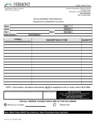 LICENSED VERMONT INSPECTION STATIONS