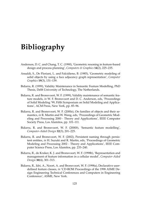 Bibliography Computer Graphics And Visualization