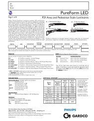 Tapered Round Steel Poles - Submittal Data Sheet - Gardco Lighting