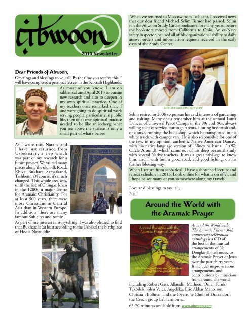 Around the World with the Aramaic Prayer - Abwoon Study Circle