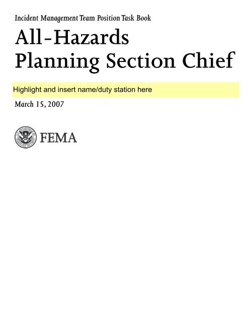 Fema Ics Form 203