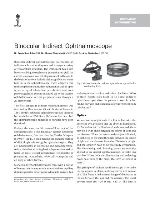 Binocular Indirect Ophthalmoscope - KSOS