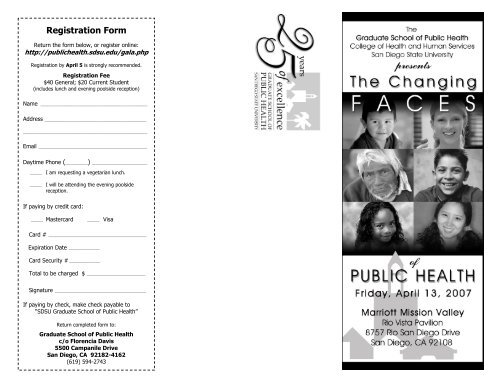 symposium flyer - Graduate School of Public Health - SDSU
