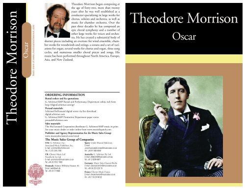 Theodore Morrison Theodore Morrison - SchirmerOnDemand - G ...