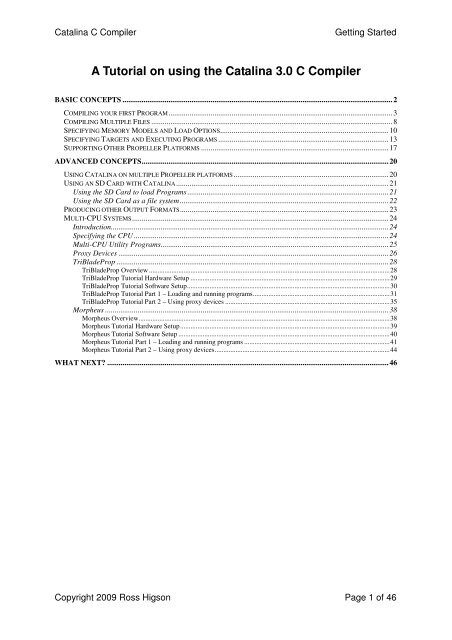 Getting Started with Catalina.pdf - Parent Directory