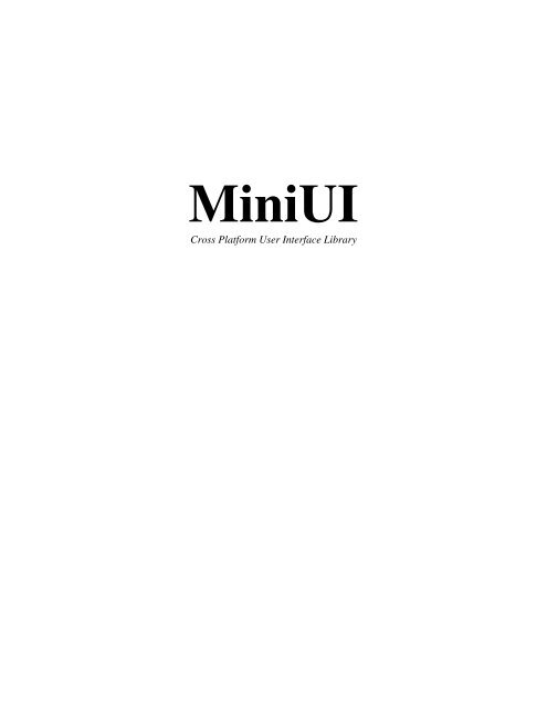 MiniUI - Parent Directory