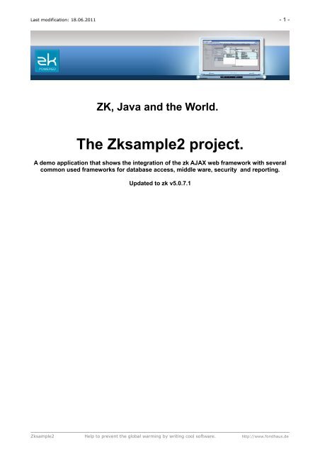 The Zksample2 project. - Parent Directory