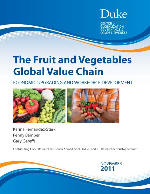 The Fruit and Vegetables Global Value Chain - Center on ...