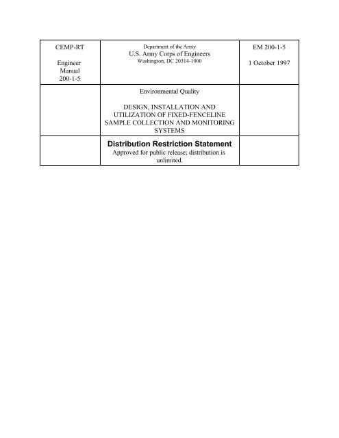 Distribution Restriction Statement