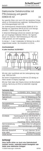 Bedienungsanleitung (.pdf) - ELV
