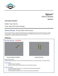 Dana LMS™ Hub Assembly Procedure – Steer and Drive ... - Spicer