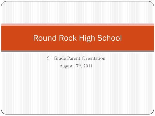 Round Rock High School - Round Rock ISD Schools