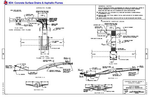 8d4 Concrete Surface Drains & Asphaltic Flumes