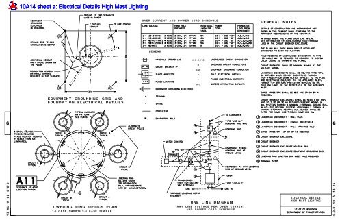 10a14 Electrical Details High Mast Lighting