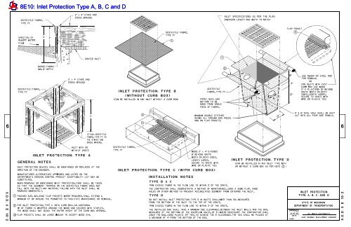8e10 Inlet Protection Type A, B, C and D - Wisconsin.gov