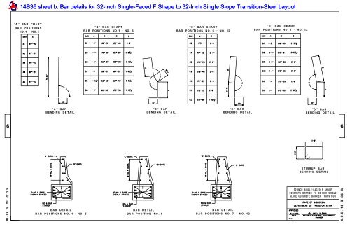 14B36 sheet b: Bar detail