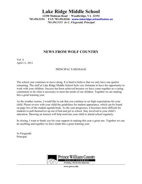 Lake Ridge Middle School