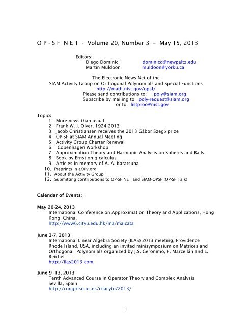 Sample Math Major Mathematics Statistics