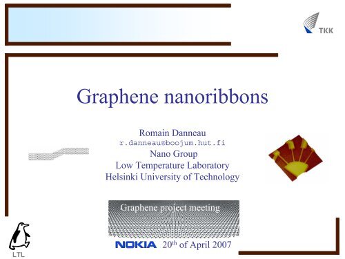 Graphene: facts and perspectives - Low Temperature Laboratory