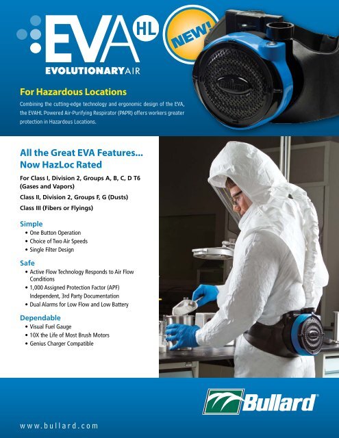 All the Great EVA Features... Now HazLoc Rated For ... - Bullard