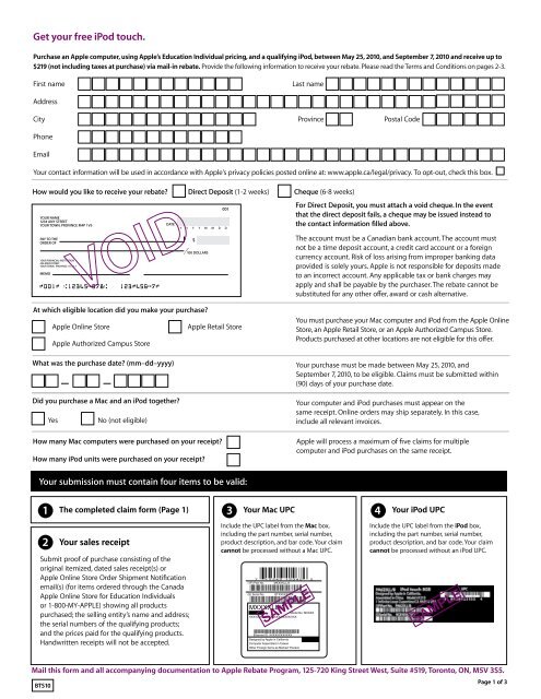 SAMPLE SAMPLE - Apple