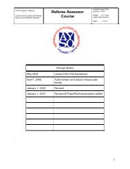 AYSO Sample Advanced Referee Exam
