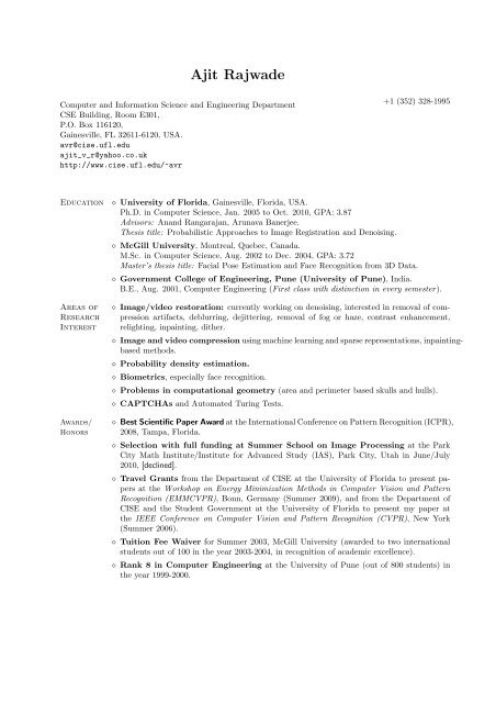 Ajit Rajwade Daiict Intranet