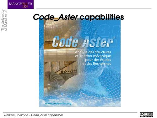Code Aster capabilities