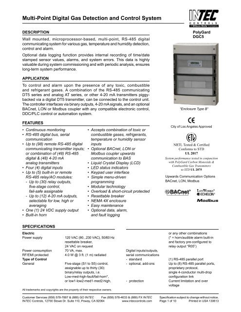 DGC5 - INTEC Controls
