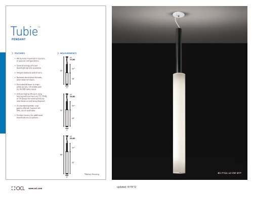 Catalog Page - OCL Architectural Lighting