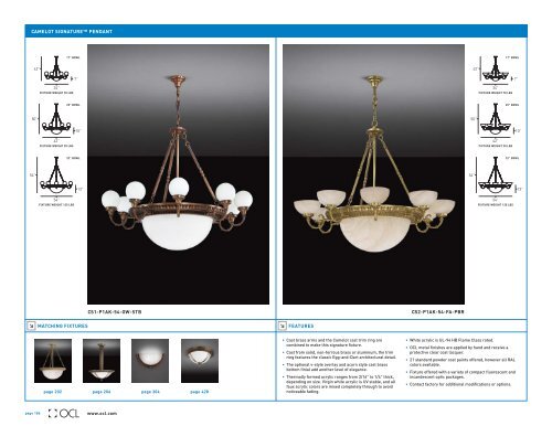 Ocl Camelot Signature Pendant - OCL Architectural Lighting