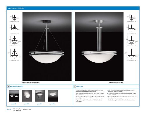 pendant - OCL Architectural Lighting