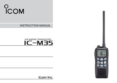 IC-M35 Manual - Icom UK