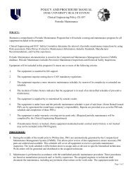 Work Request System - Clinical Engineering - Duke University