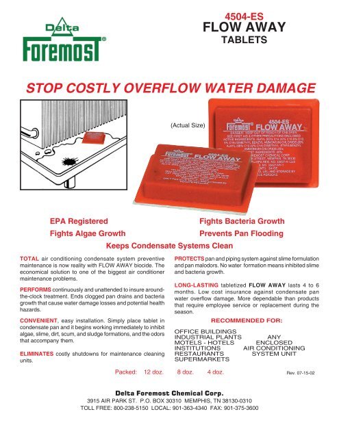 FM 4504-ES - Delta Foremost Chemical