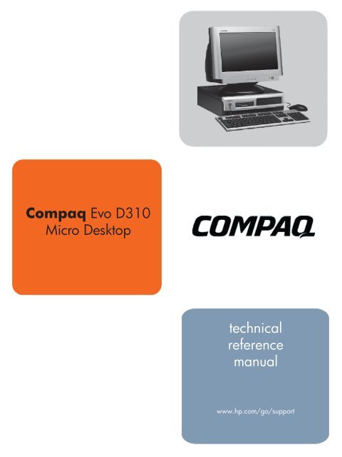 Compaq D310 Specs