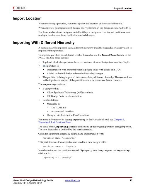 Chapter 1: Partitions Par Chapter 1: Partitions Par