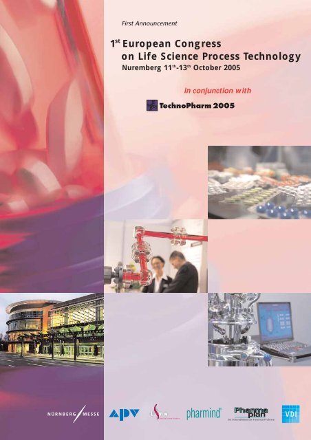 1st European Congress on Life Science Process Technology