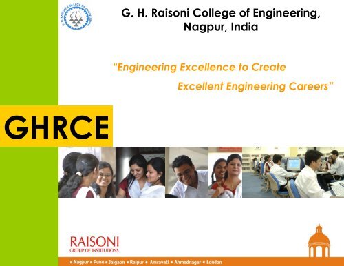 Engineering Excellence to Create - GH Raisoni College Of ...