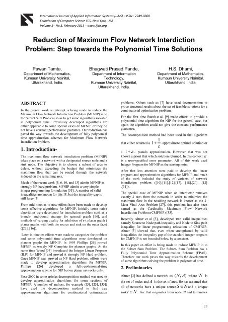 Reduction Of Maximum Flow Network Interdiction Problem Step
