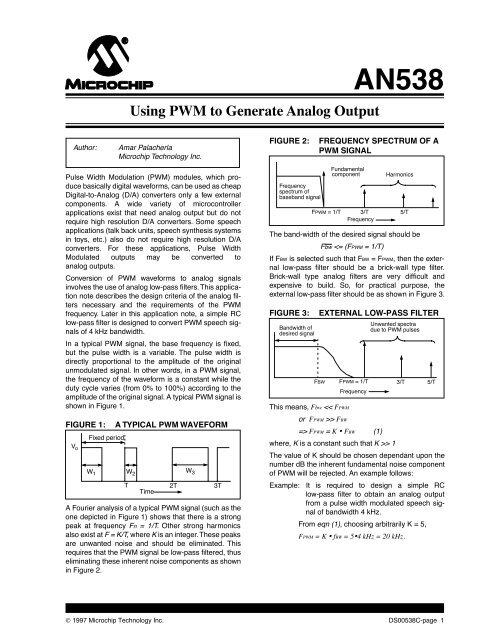 Using Pwm To Generate Analog Output Eeweb
