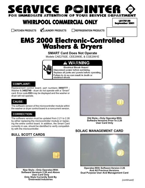 EMS 2000 Electronic - Whirlpool