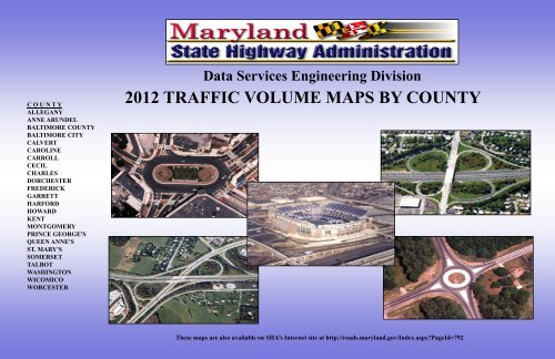 Maryland State Highway Administration - Traffic Volume Maps