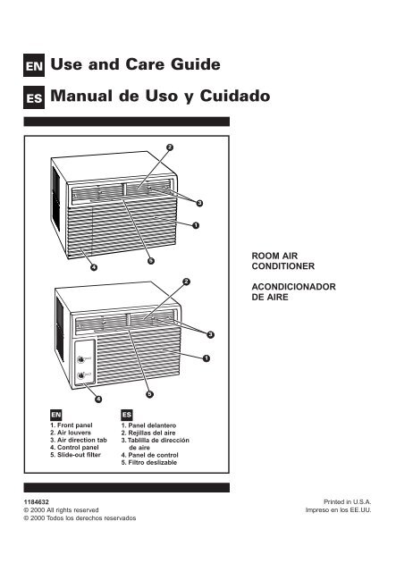 Use and Care Guide Manual de Uso y Cuidado