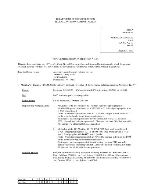 Type Certificate - Precision Engine