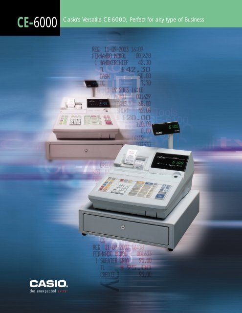 CE-6000 - Cash Registers