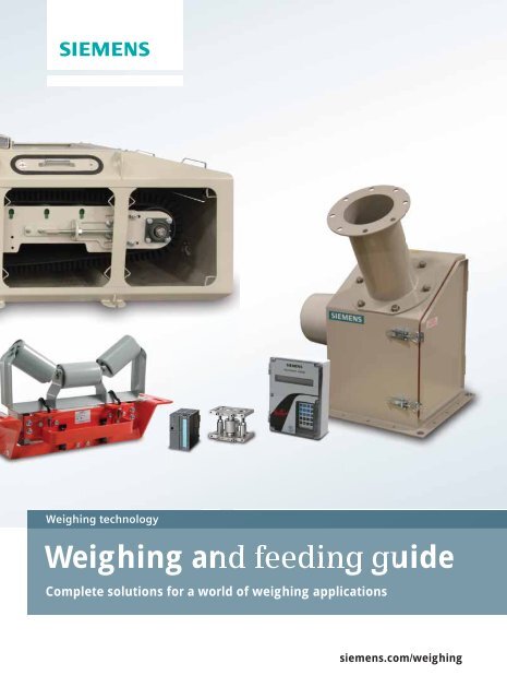 Weighing and feeding guide - Siemens