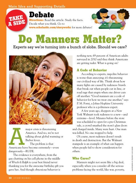 Do Manners Matter? - Scholastic