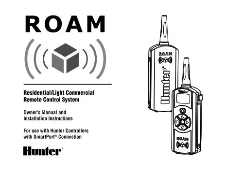 Residential/Light Commercial Remote Control ... - Hunter Industries