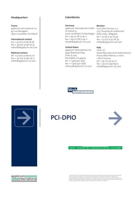 PCI-DPIO